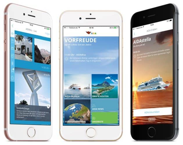 MyAIDA: App und Onlineportal für Kreuzfahrten mit AIDA Cruises